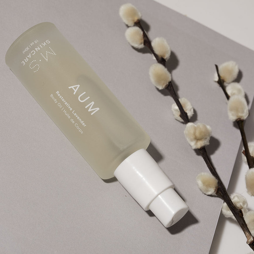 AUM Restorative Body Oil-Nourishing Lavender Botanical Blend